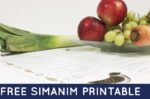 Rosh Hashanah Simanim + Free Printable - Jewish Moms & Crafters