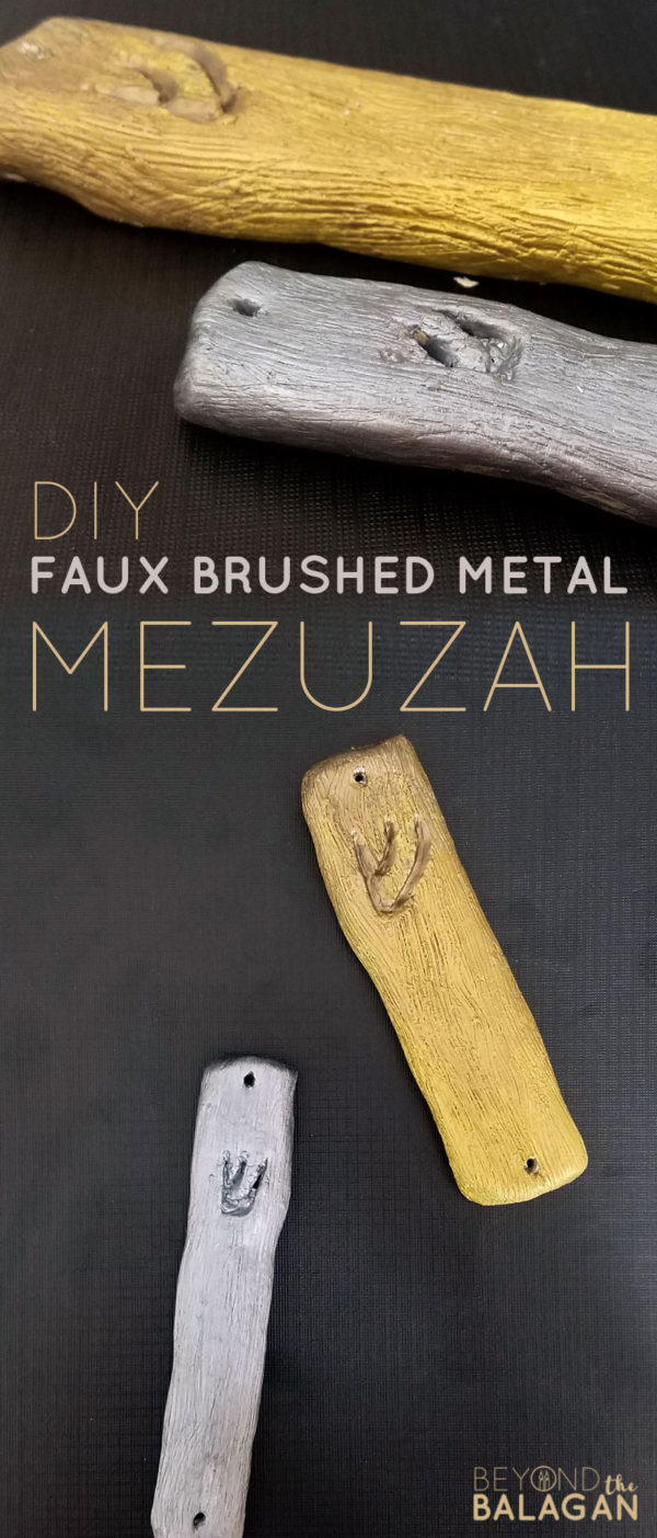 DIY Clay Mezuzah Craft for Adults - Jewish Moms & Crafters