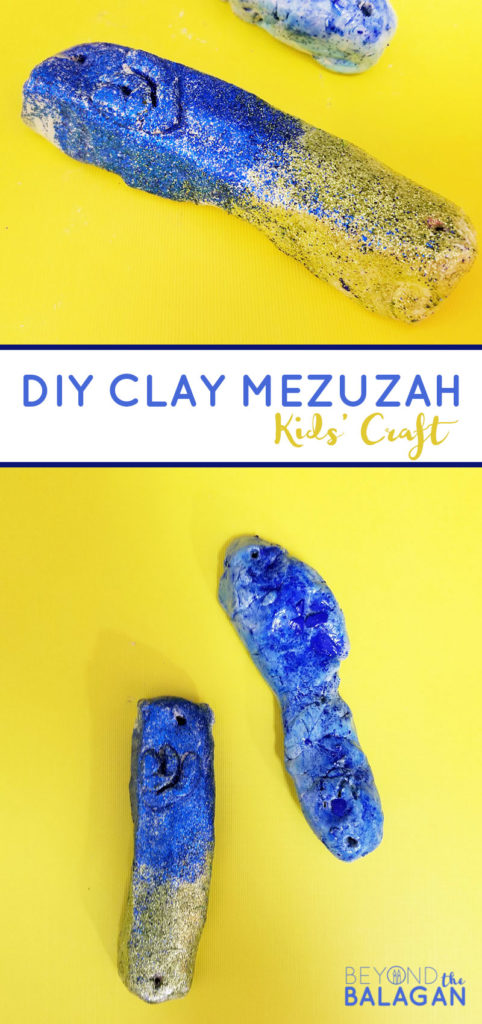 DIY Clay Mezuzah Craft for Kids - Jewish Moms & Crafters