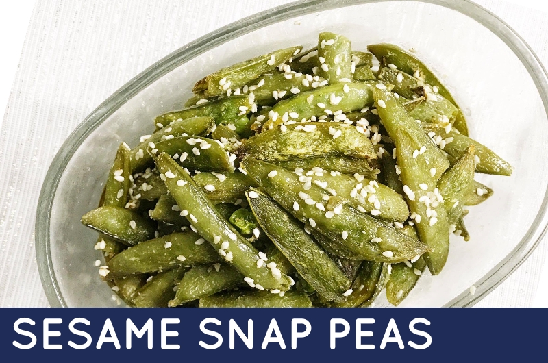 Easy Sesame Snap Peas - Jewish Moms & Crafters