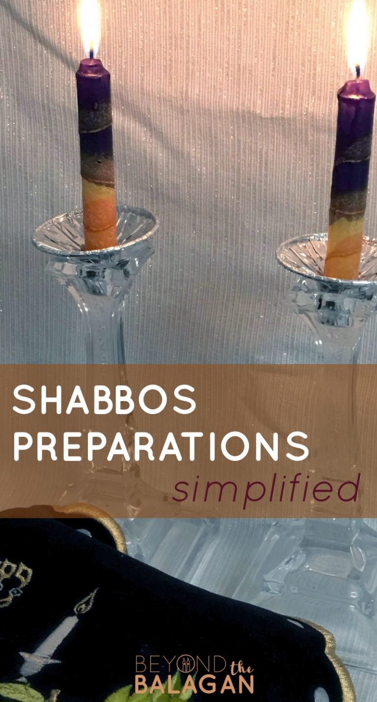 Simplify Your Shabbos Preparations - Jewish Moms & Crafters
