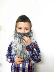 Fake Beard - DIY Costume Beard for Kids - Jewish Moms & Crafters