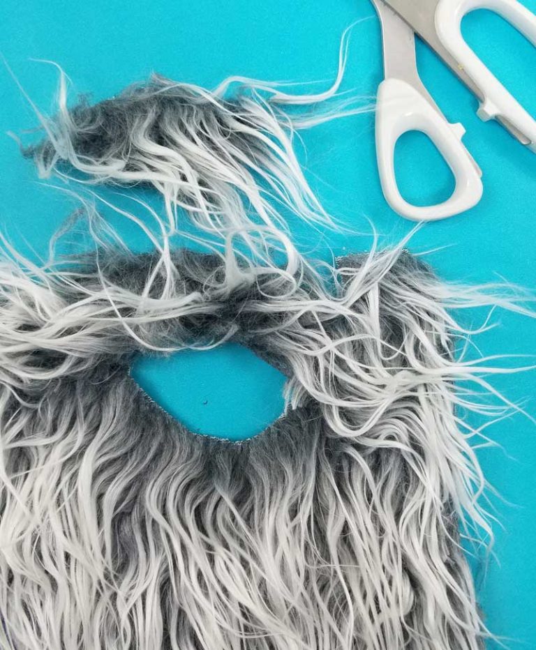 Fake Beard - DIY Costume Beard for Kids - Jewish Moms & Crafters