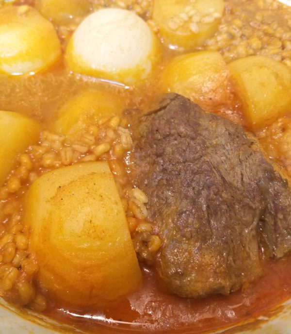 Best Cholent Recipe Ever - Jewish Overnight Stew in a Dutch Oven