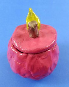 Apple Honey Dish - DIY Pinch Pot - Jewish Moms & Crafters