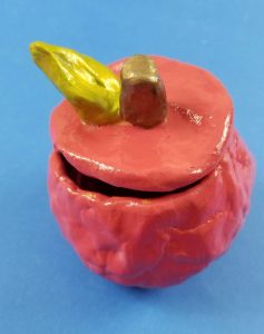 Apple Honey Dish - DIY Pinch Pot - Jewish Moms & Crafters