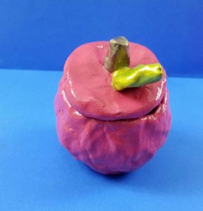 Apple Honey Dish - DIY Pinch Pot - Jewish Moms & Crafters
