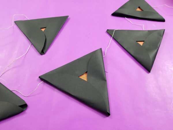 Purim Decoration: Craft a Hamantaschen Pennant Banner