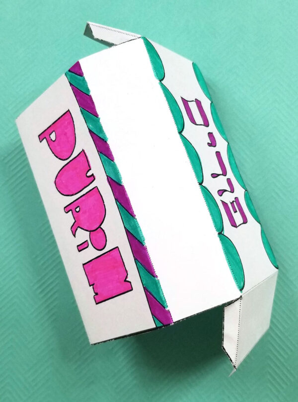 Purim Grogger Craft - Make your own paper noisemaker!