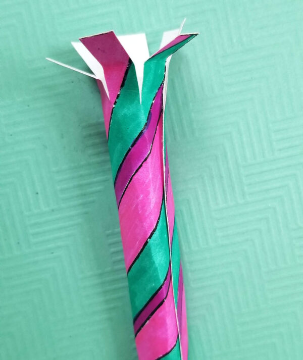 Purim Grogger Craft - Make your own paper noisemaker!