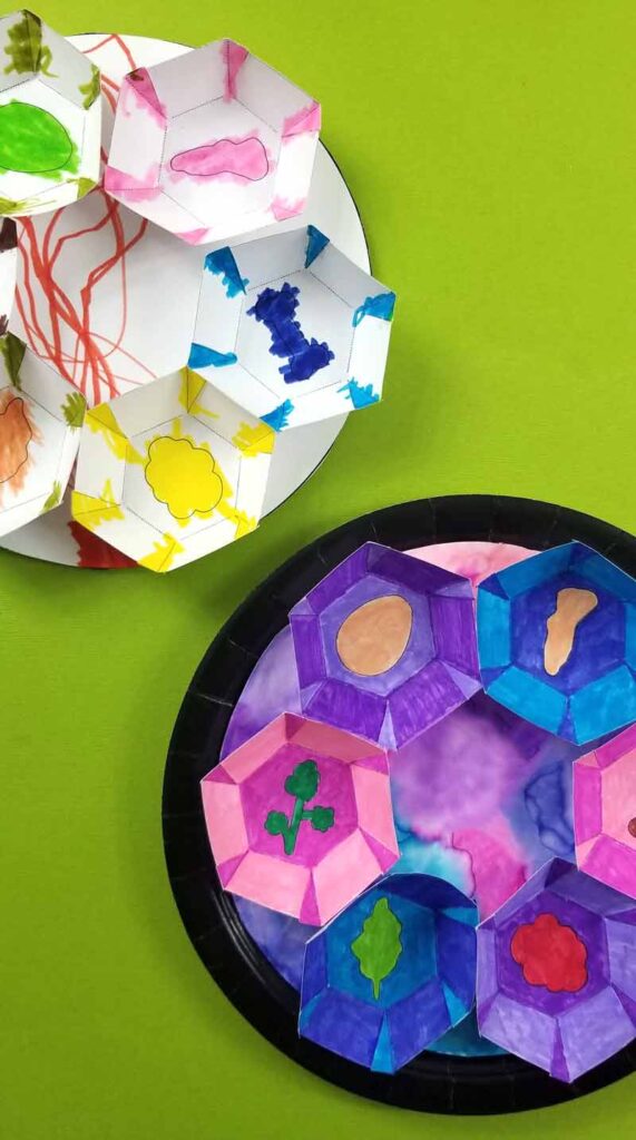 Seder Plate Craft for Kids - Free Printable Template