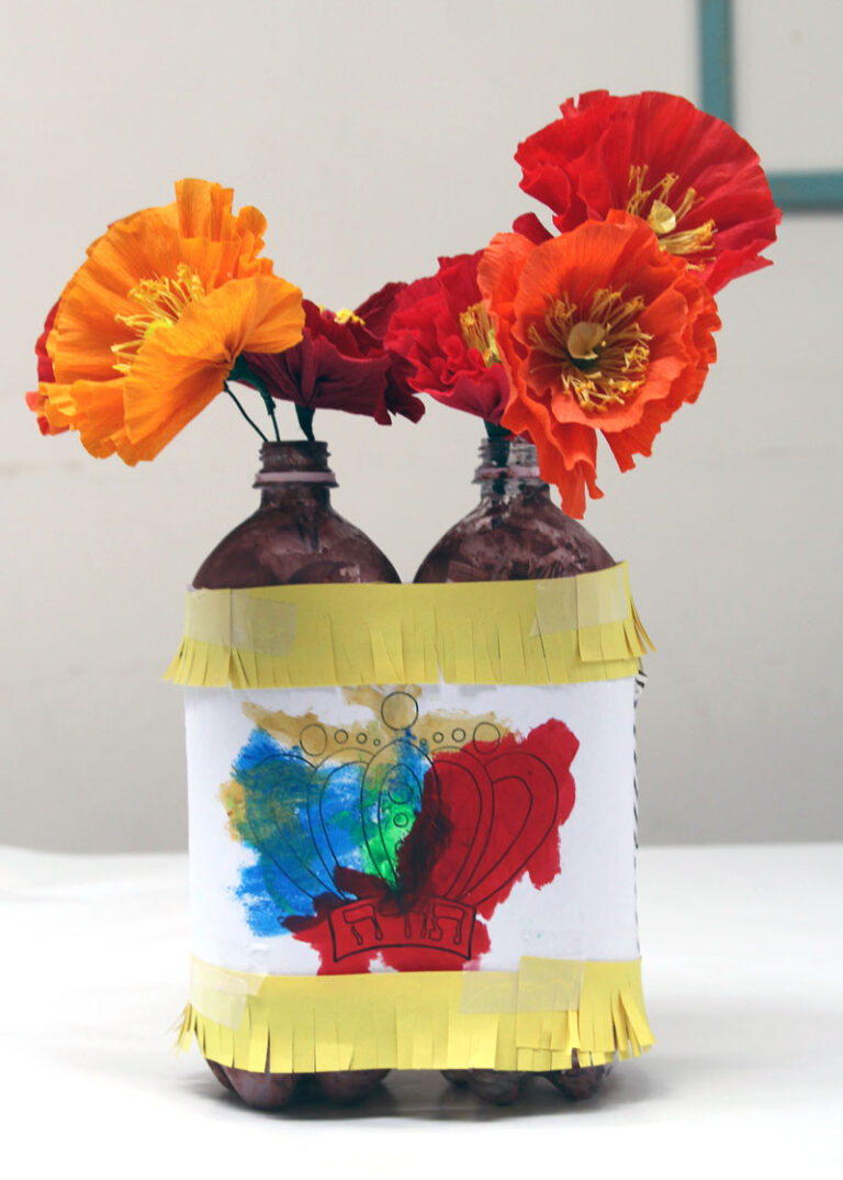Torah Craft: Shavuot Centerpiece for Kids - Jewish Moms & Crafters