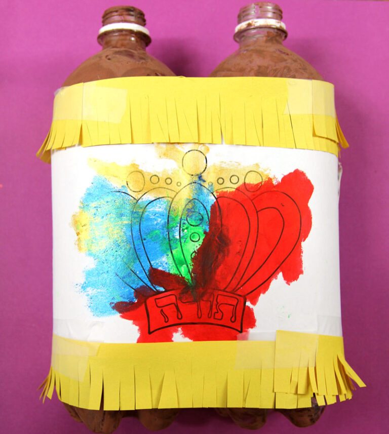 Torah Craft: Shavuot Centerpiece for Kids - Jewish Moms & Crafters
