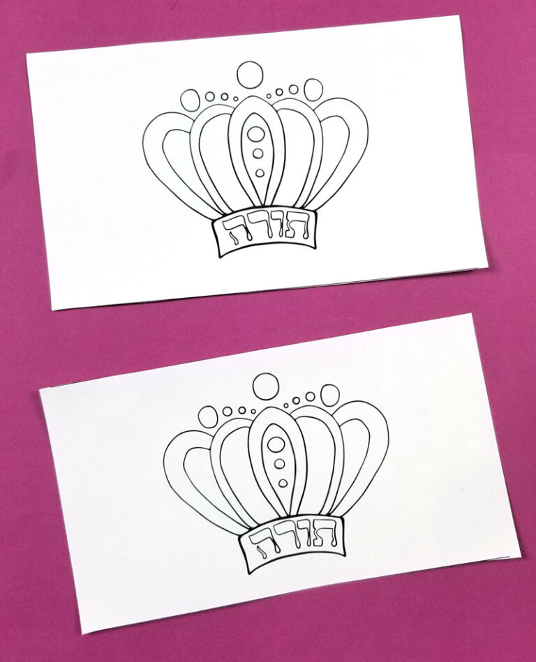 Torah Craft: Shavuot Centerpiece for Kids - Jewish Moms & Crafters