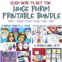 Purim Craft - Decorate Masks! - Jewish Moms & Crafters