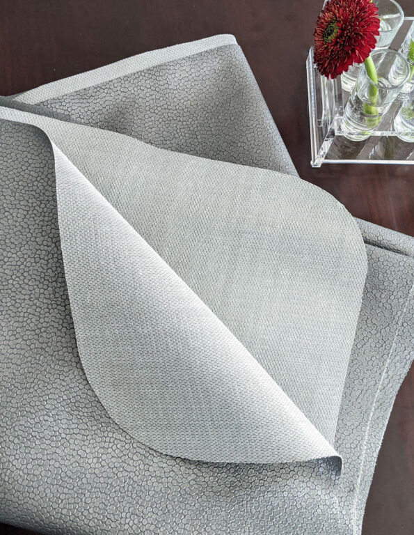 Faux Leather Tablecloth: DIY in Five Minutes from Yardage