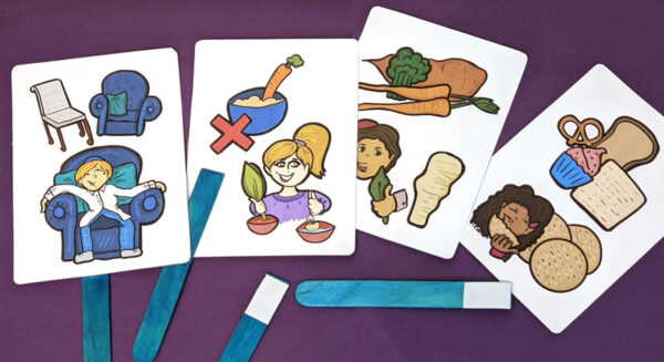 Mah Nishtanah Prompt Cards - Four Questions of Passover Craft