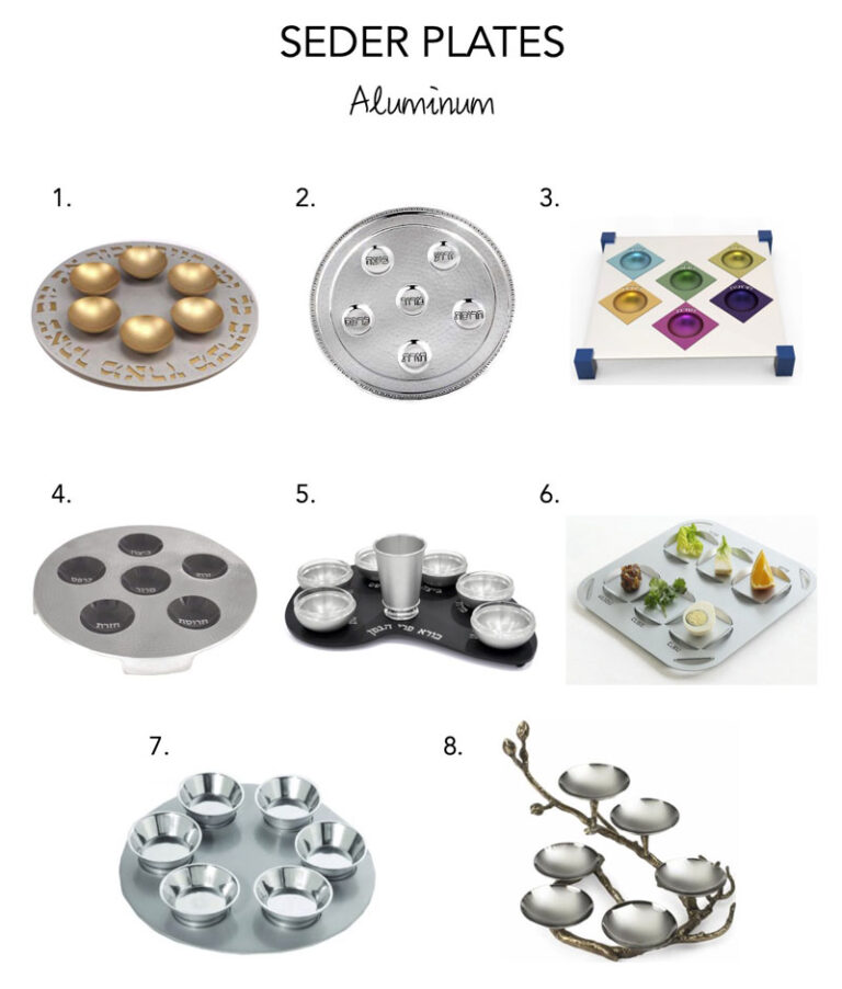 Modern Seder Plates - 30+ Unique Ke'arahs - Jewish Moms & Crafters