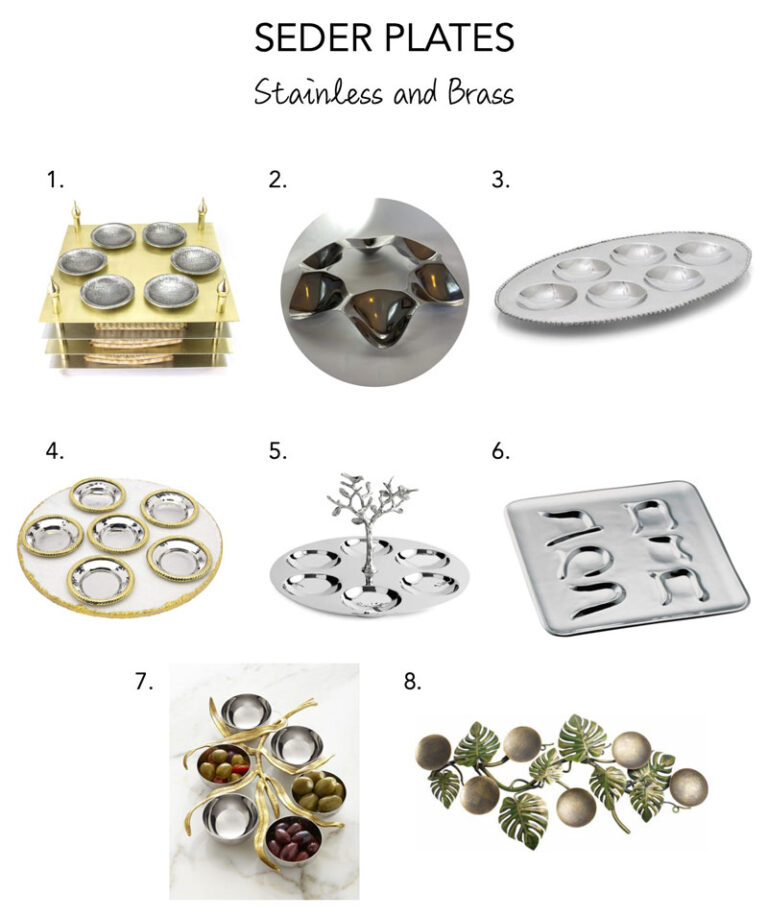 Modern Seder Plates - 30+ Unique Ke'arahs - Jewish Moms & Crafters