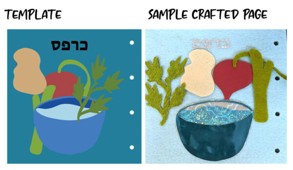 Sensory Haggadah Template - an Interactive Quiet Book!