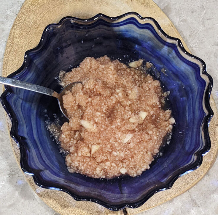 Nut Free Charoset - Small Batch Recipe - Jewish Moms & Crafters