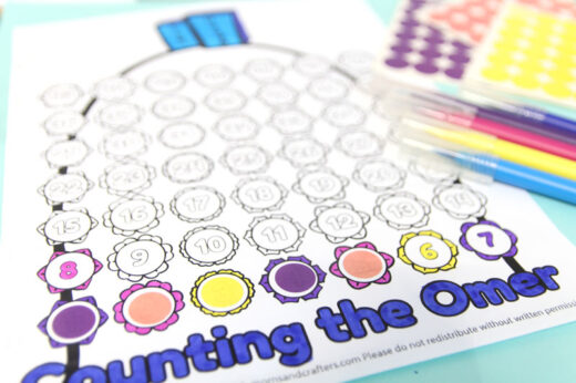 Sefirah Chart - Free Printable Counting the Omer