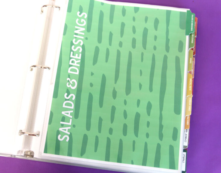 Printable Jewish Recipe Binder - Jewish Moms & Crafters