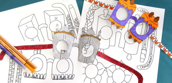 Torah Glasses - Shavuot Craft for Preschool - Jewish Moms & Crafters