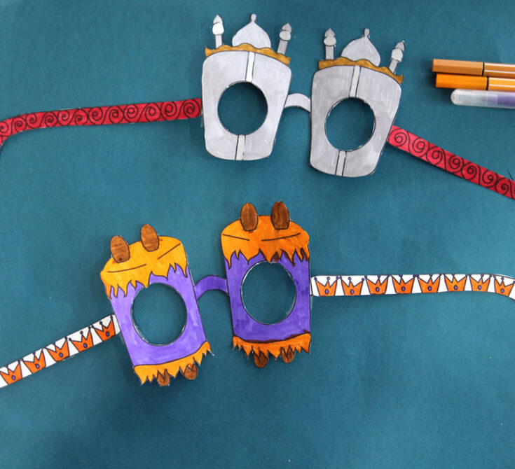 Torah Glasses - Shavuot Craft for Preschool - Jewish Moms & Crafters