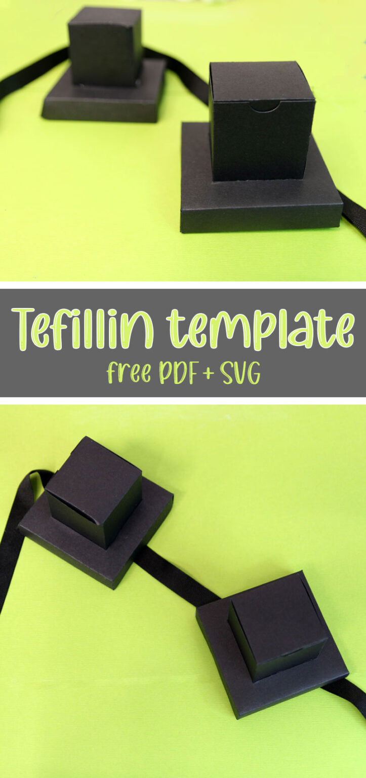 Tefillin Box Template for Bar Mitzvahs - Jewish Moms & Crafters