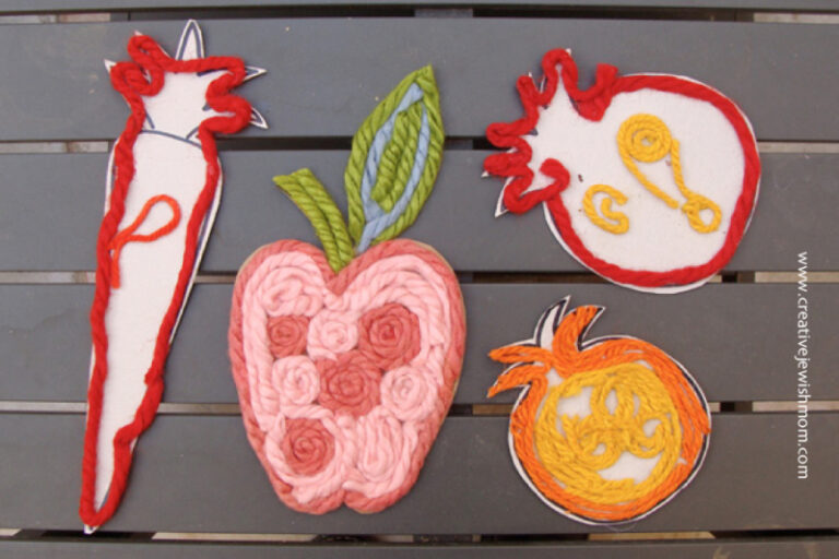 22+ Rosh Hashanah Crafts for Kids & Adults