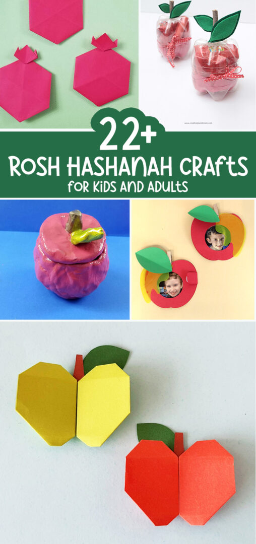 22+ Rosh Hashanah Crafts for Kids & Adults