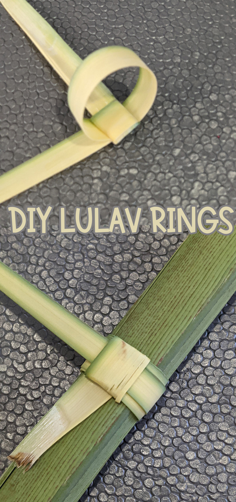 How to Make Lulav Rings - Jewish Moms & Crafters