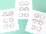 Paper Glasses Craft for Hanukkah - Jewish Moms & Crafters