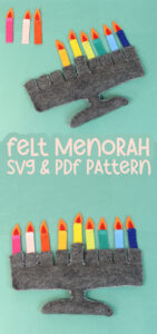 Felt Menorah Pattern - Kids' Toy Menorah