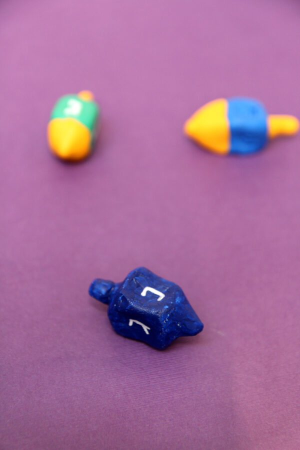 How to Make a Dreidel Out of Clay - Jewish Moms & Crafters