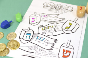 Dreidel Rules Printable - How to Play Dreidel