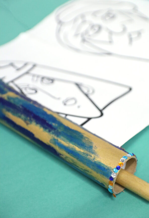 Megillah Craft for Kids - Jewish Moms & Crafters