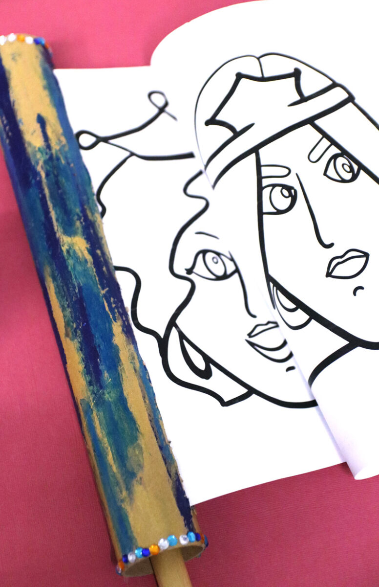 Megillah Craft for Kids - Jewish Moms & Crafters