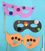 Purim Craft - Decorate Masks! - Jewish Moms & Crafters