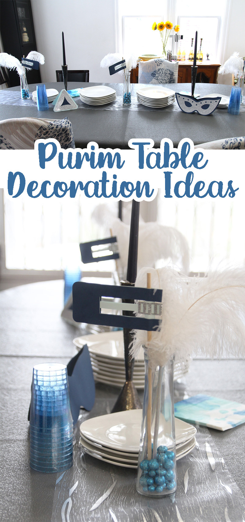 Purim Tablescape + Decoration Ideas - Jewish Moms & Crafters