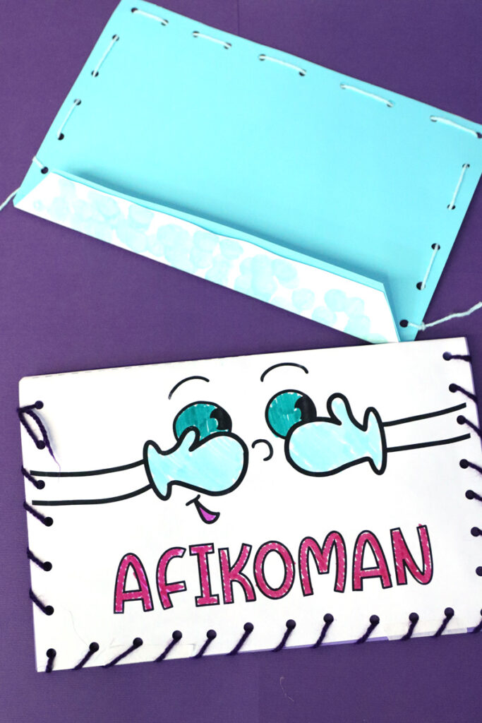 Afikoman Bag Kids Craft - Jewish Moms & Crafters
