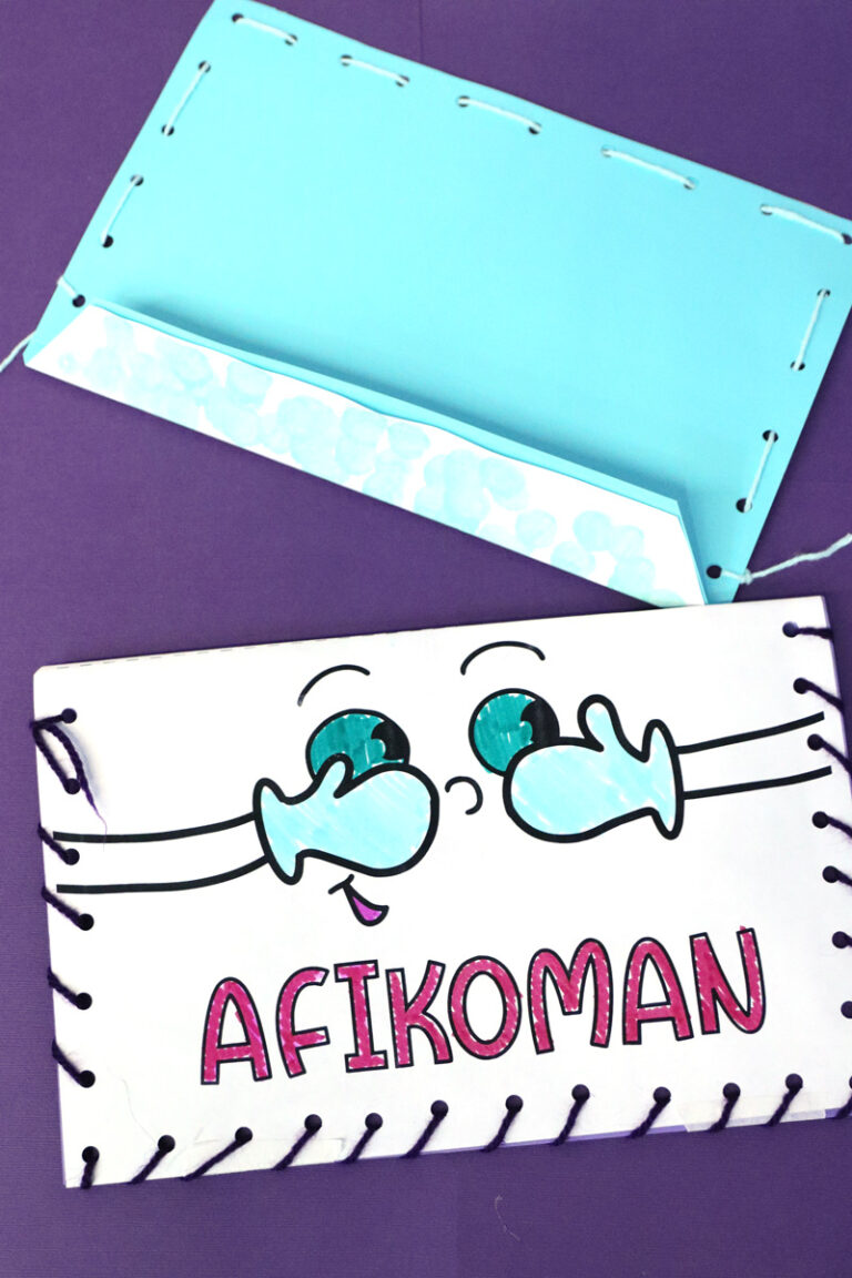 Afikoman Bag Kids Craft - Jewish Moms & Crafters