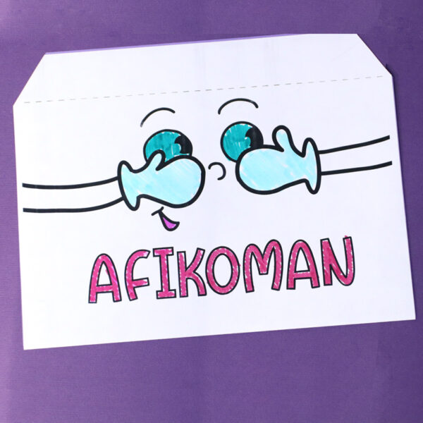 Afikoman Bag Kids Craft - Jewish Moms & Crafters