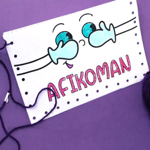 Afikoman Bag Kids Craft - Jewish Moms & Crafters