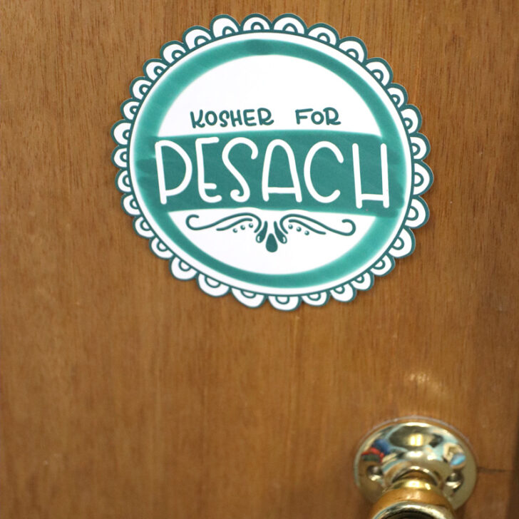 Kosher For Passover Labels - Free Printable