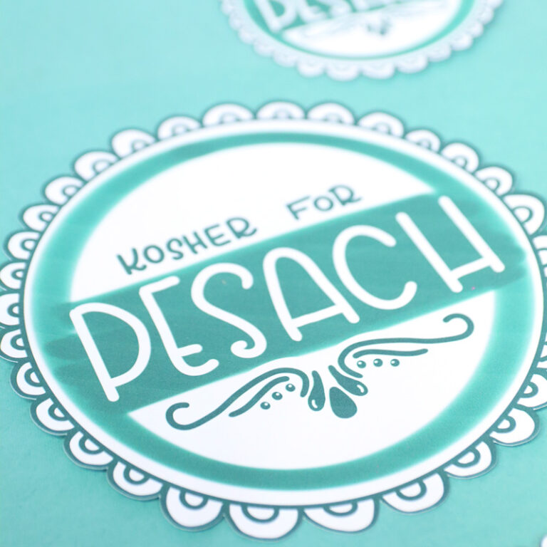 Kosher For Passover Labels - Free Printable