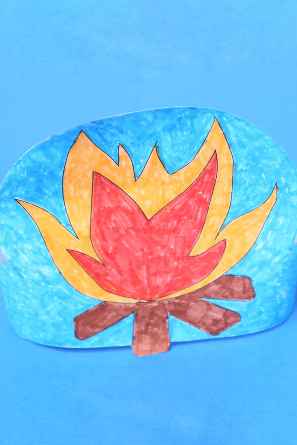 Lag Ba'omer Bonfire Hat - Jewish Moms & Crafters