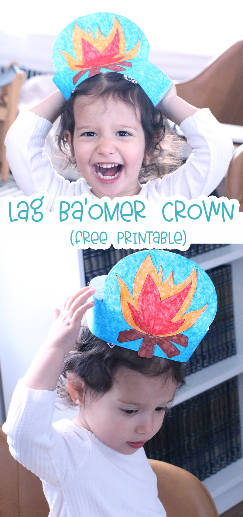 Lag Ba'omer Bonfire Hat - Jewish Moms & Crafters