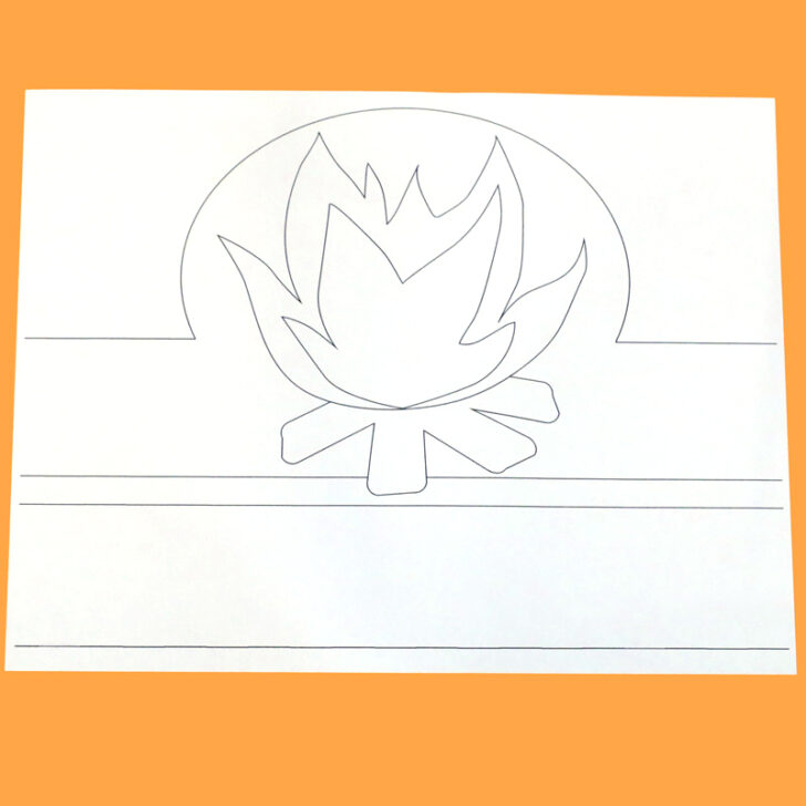 Lag Ba'omer Bonfire Hat - Jewish Moms & Crafters